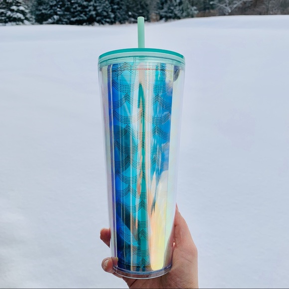 Starbucks | Other | Starbucks Iridescent Mermaid Scales Cold Cup | Poshmark